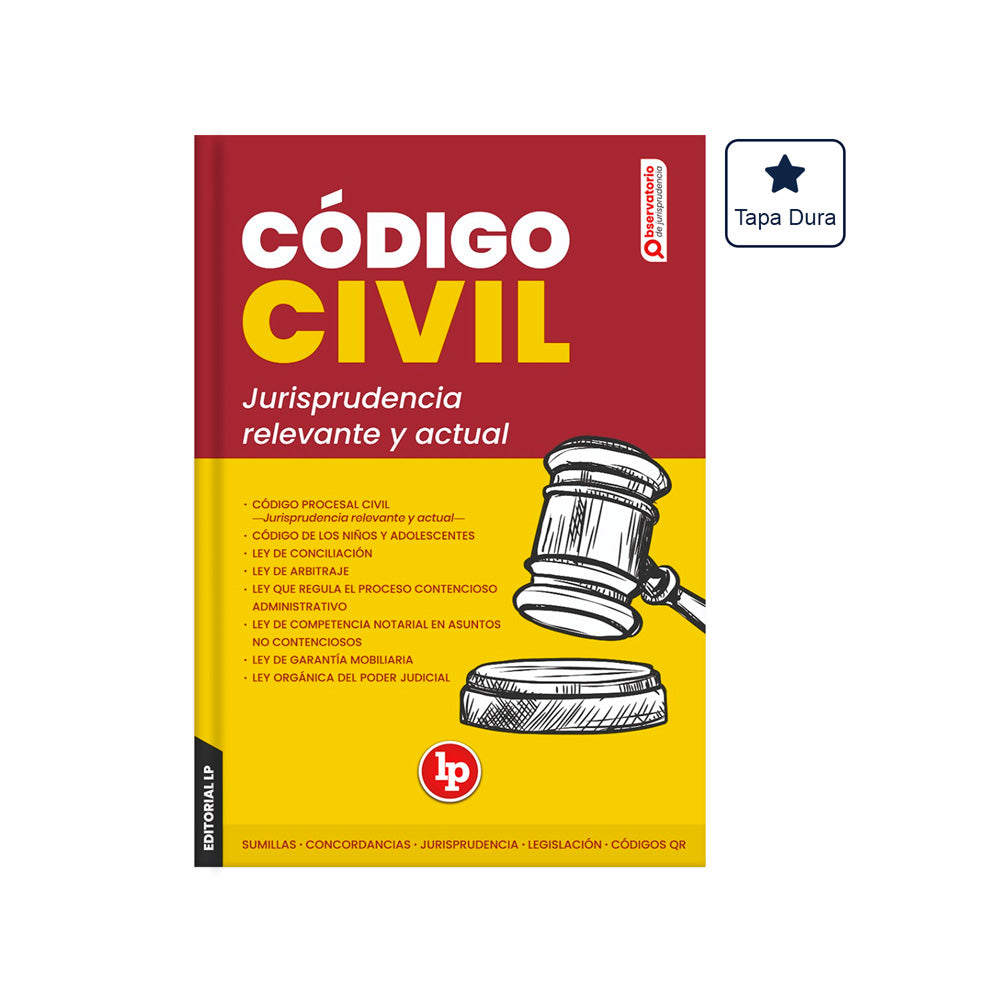 Código Civil LP Tapa Dura – Libro Jurídico