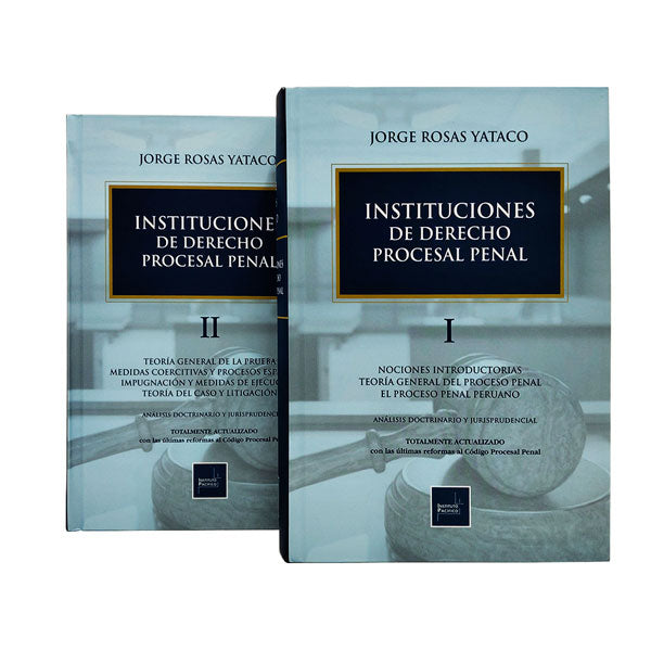 Instituciones de Derecho Procesal Penal - 2 Tomos – Libro Jurídico